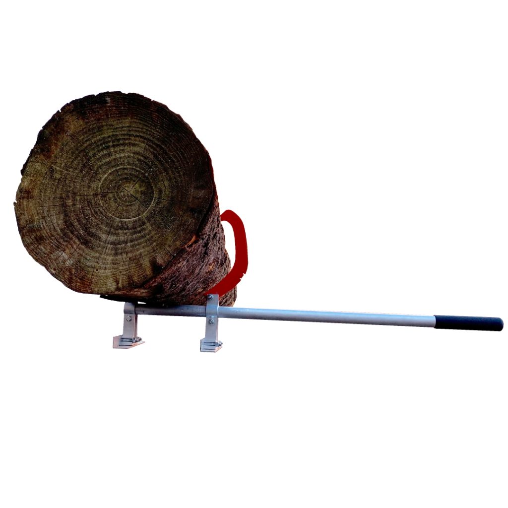 LOG LIFTING SAW HORSE FELLING ROLLER LIGHTWEIGHT FORESTRY TIMBER JACK ...