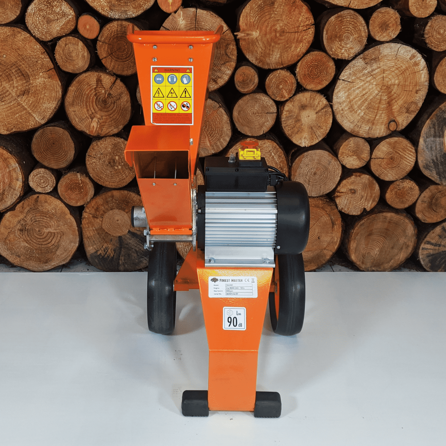 Forest Master 4HP Electric Garden Shredder & Wood Chipper Compact FM4DDE