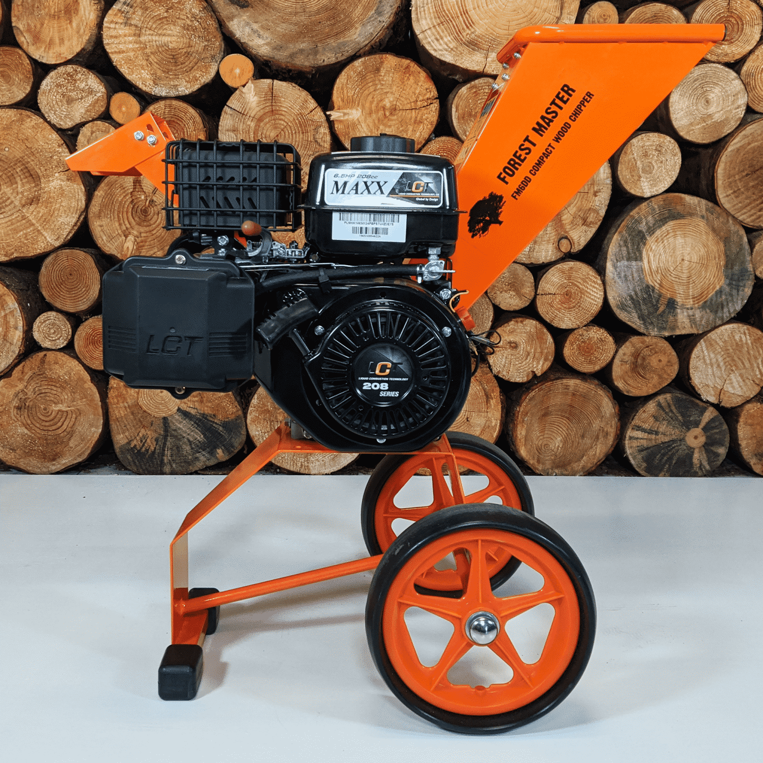 Forest Master Petrol Wood Chipper 6HP Compact FM6DD | Arrows-UK