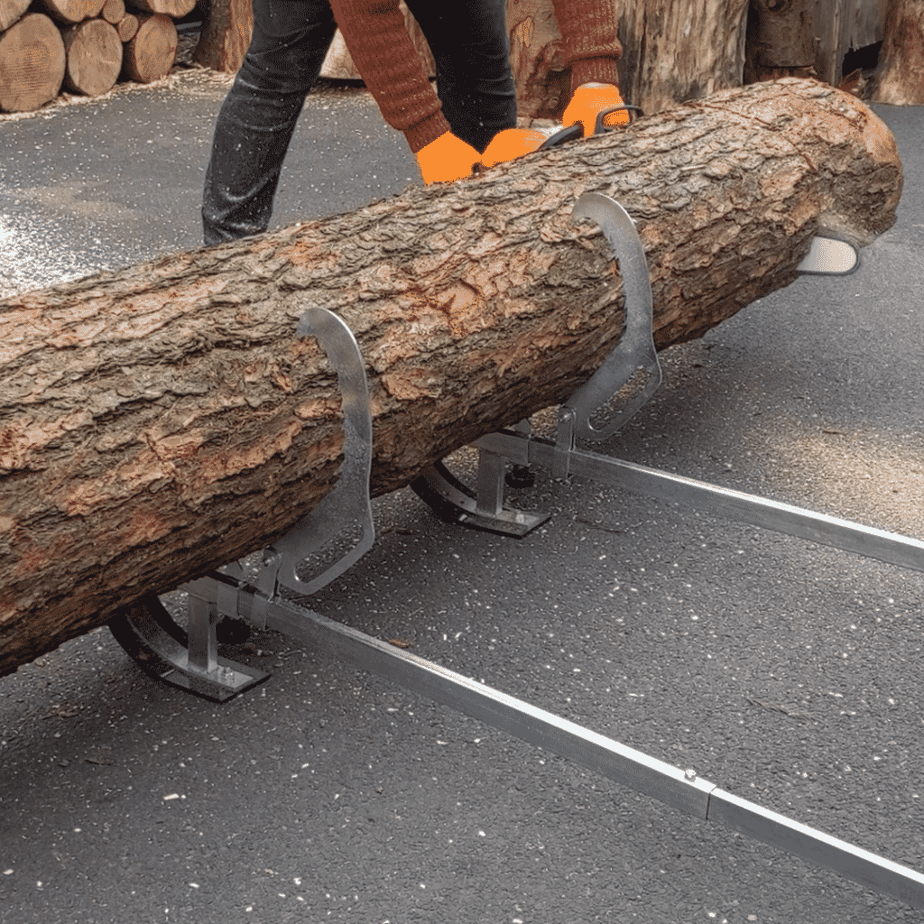 Forest Master 2-in-1 Log Lifter And Sawhorse (Heavy Duty) | Arrows-UK
