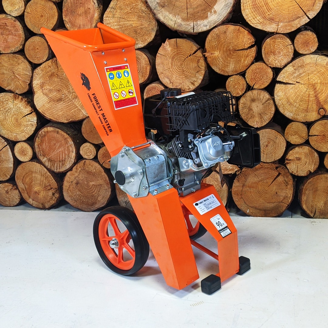 Forest Master Garden Shredder Mulcher Wood Chipper 6HP Petrol FM6DD-MUL ...