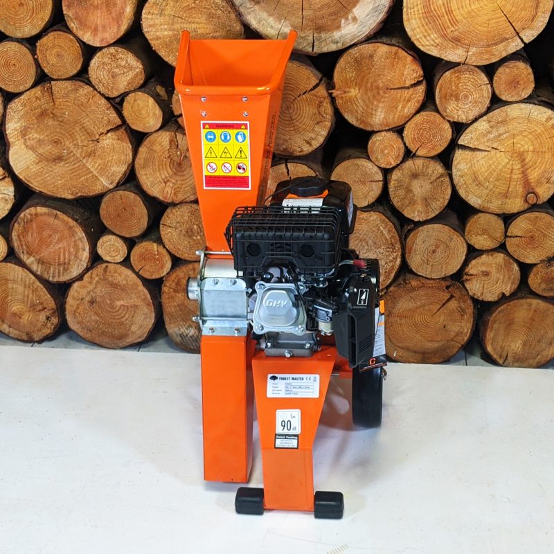 Forest Master Garden Shredder Mulcher Wood Chipper 6HP Petrol FM6DD-MUL ...
