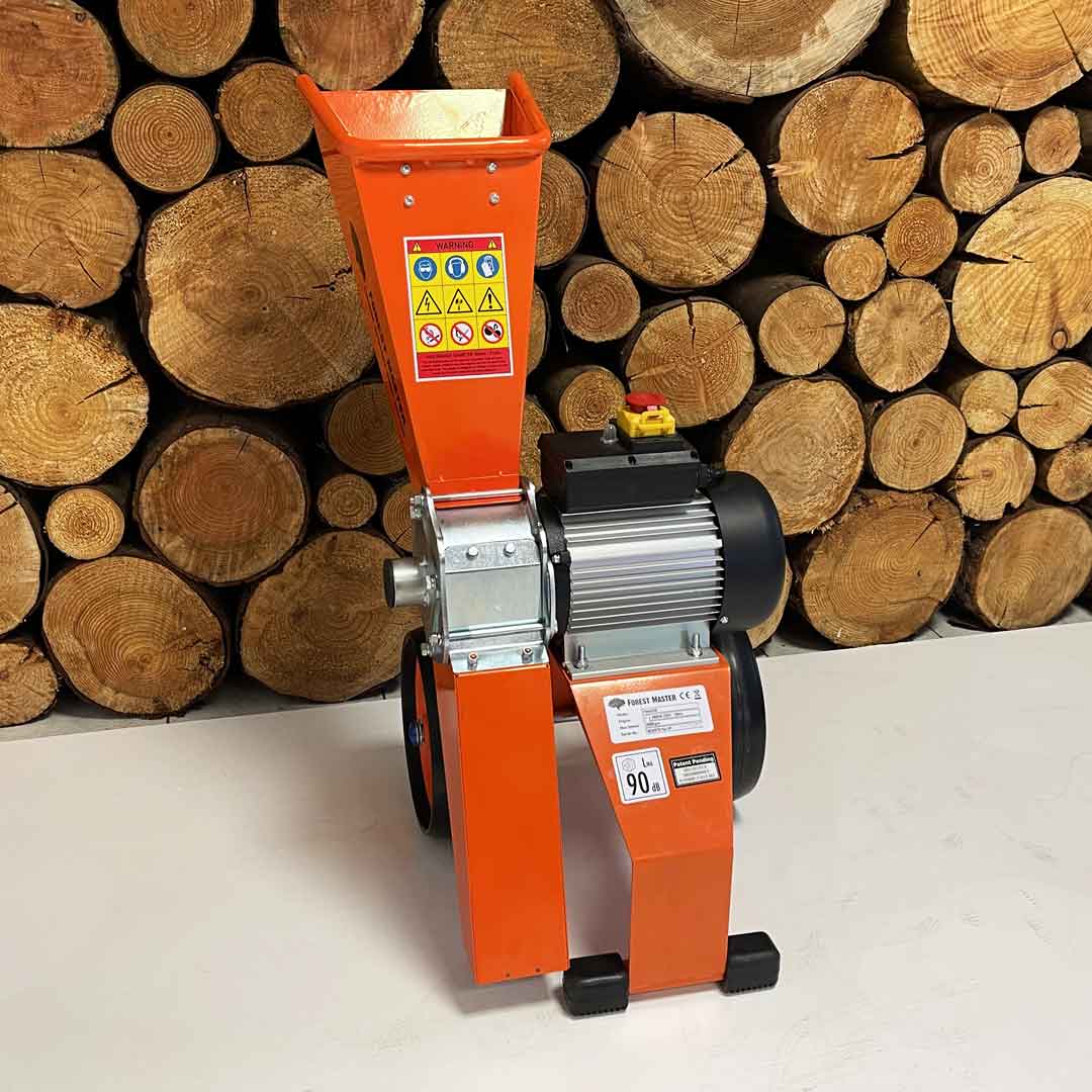 Forest Master 4HP Electric Wood Chipper Garden Shredder Compact FM4DDE ...